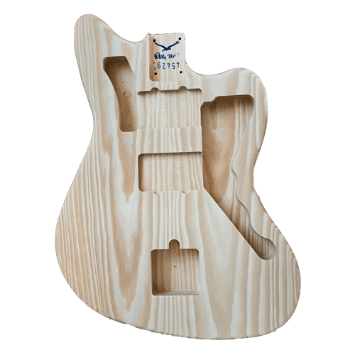 Pine Jazzmaster Style Guitar Body Unfinished | White Stork Guitars ...