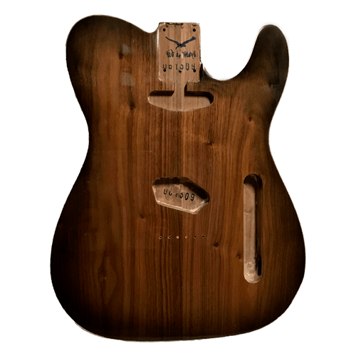 Walnut Telecaster Style Body Sunburst Nitro Finish | White Stork ...