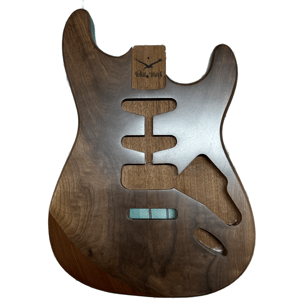 Walnut Telecaster Style Body Sunburst Nitro Finish | White Stork ...